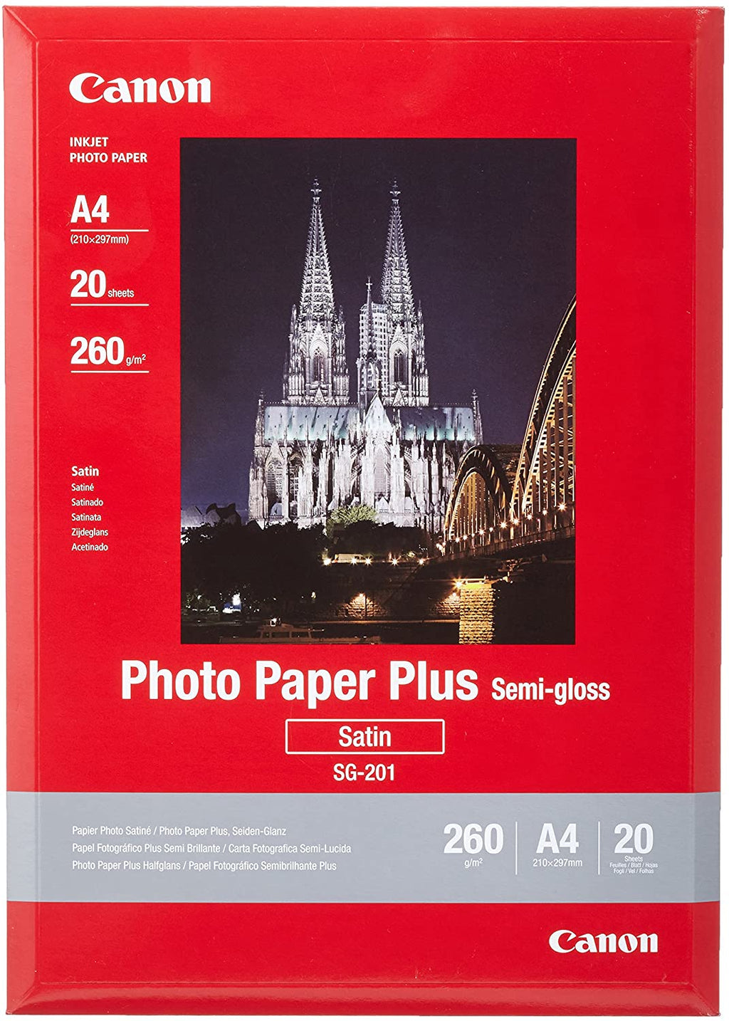 A4 260gsm Canon Photo Paper Semi-gloss 20 sheets