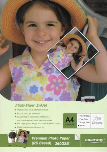 A4 260gsm Premium Wove Photo Paper 20 sheets